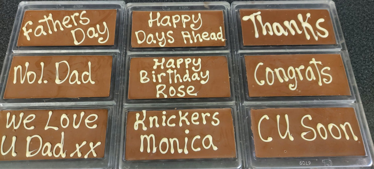 Chocolate Greeting Bar – Torc Chocolate Express